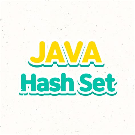 [ java ] hashset 이란