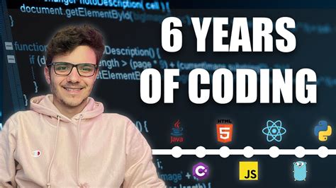 My 6 Year Coding Journey What I Learned Languages Jobs University