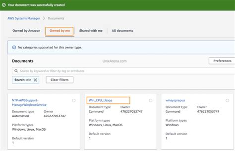 Aws Ssm Stage Manager Custom Ssm Documents For Monitoring Unixarena