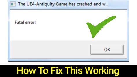 Fix The Ue4 Client Game Has Crashed And Will Close In Wuthering Waves Youtube