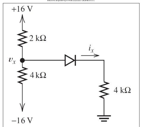 Solved Determine Vx And Ix Determine The State Of The Chegg Com