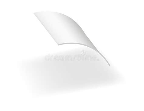 Blank Payment Check And Receipts With Shadow Curved Financial Paper Purchase Invoice Stock
