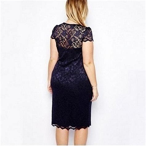 Plus Size Sexy Lace Dress Gothic Honey