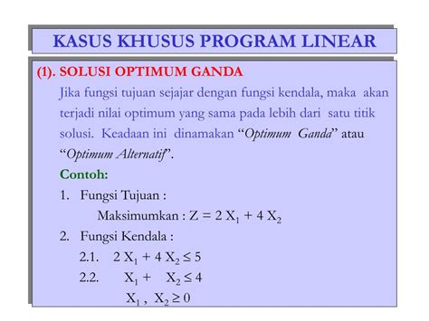 Contoh Soal Program Linear Fungsi Kendala Docx Soalkunci My Id
