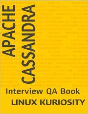 Apache Cassandra Interview QA Linux Kuriosity Pdf LINUX KURIOSITY