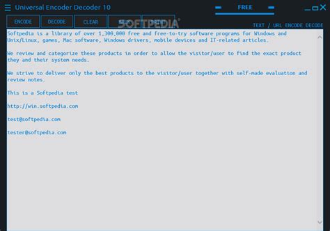 Universal Encoder Decoder Download Softpedia