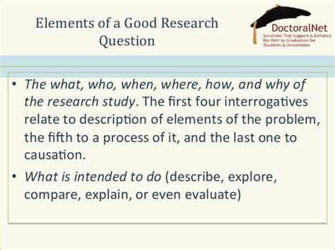 How To Formulate And Evaluate Your Research Questions