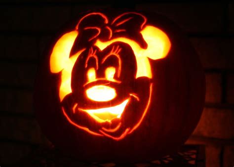 Minnie Mouse Pumpkin Carving Halloween Crafts Pumpkin