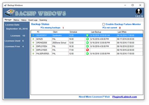 The Backup Windows Plugin For Labtech