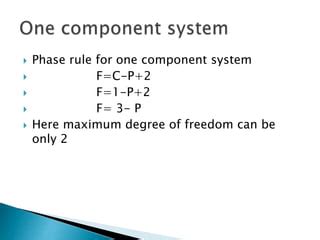 Application Of Phase Rule To Three Component System PPTX