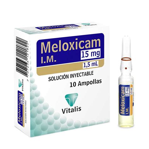 Meloxicam 15mg Im Alivio Dolor Muscular