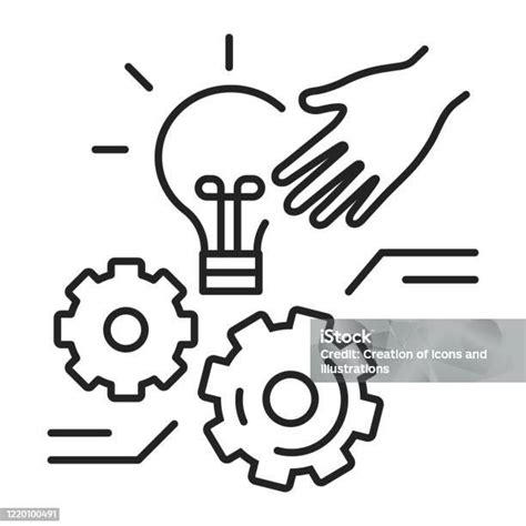 가능한 솔루션 검은 선 아이콘을 식별합니다 문제를 해결하거나 어려운 상황을 처리합니다 웹 페이지 모바일 앱 프로모션에 대한 픽토그램 Ui Ux Gui 디자인 요소입니다 편집