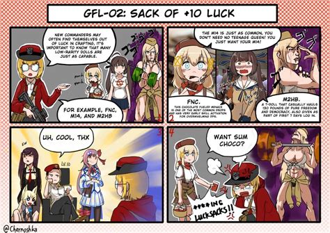 Wa2000 Commander Female Commander Negev G41 And 3 More Girls