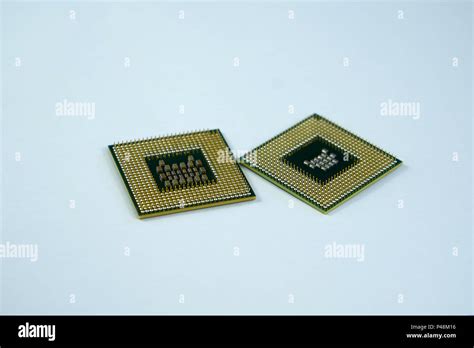 Central Processing Unit CPU Processors Microchip Stock Photo Alamy