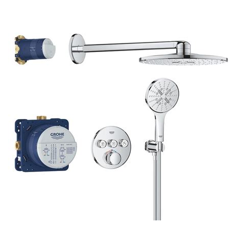 Grohtherm Smartcontrol Concealed Shower System With Rainshower Smartactive 310 Grohe