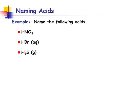 PPT Names Formulas Of Acids PowerPoint Presentation Free Download ID 5326838
