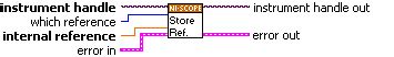 NiScope Cal Store Internal Reference NI SCOPE LabVIEW Documentation