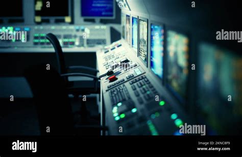 empty power plant control room stock video footage alamy