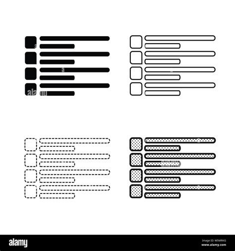 Menu Icons Vector Stock Vector Image Art Alamy
