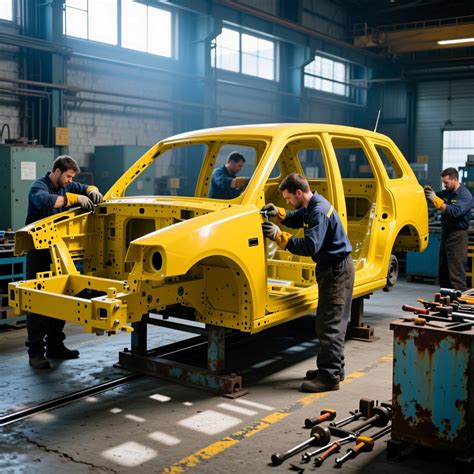 Free Yellow Chassis Assembly Image Automotive Yellow Chassis