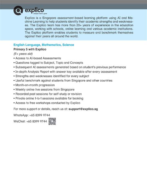 Conquer English Creative Writing For Primary Levels Workbook 5