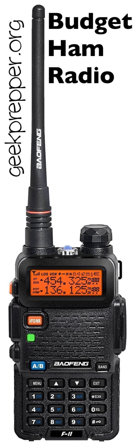 Budget Ham Radio Cheap Reliable Emergency Comms Ham Radio Ham Radio Equipment Radio