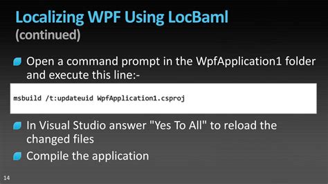 Ppt Internationalizing Wpf And Silverlight Applications Powerpoint Presentation Id588652
