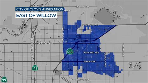 Clovis California Map