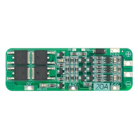 3s 20a Li Ion Lithium Battery 18650 Charger Pcb Bms Protection Board 12 6v Cell 59x20x3 4mm