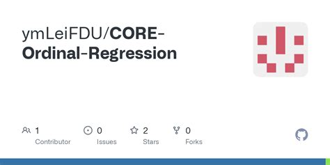 Github Ymleifdu Core Ordinal Regression