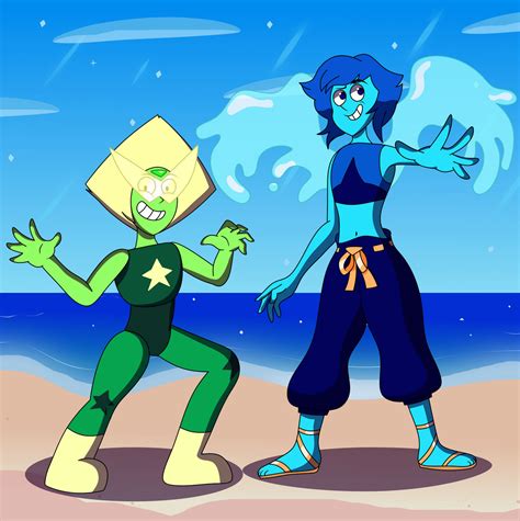 Lapis And Peridot Fanart By Ecmatias On Deviantart
