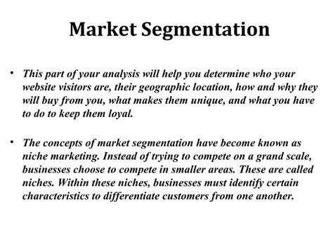 Week 4 Market Segmentation Ppt