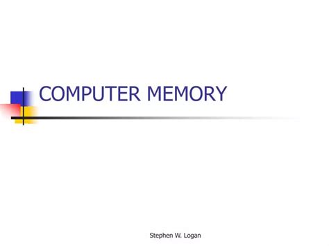 Ppt Computer Memory Powerpoint Presentation Free Download Id 4740527
