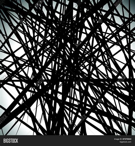 Random Lines Abstract Vector Photo Free Trial Bigstock