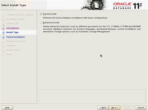 Running The Oracle Database Installer