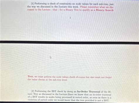 Solved 1 Performing A Check Of Constraints On Node Values