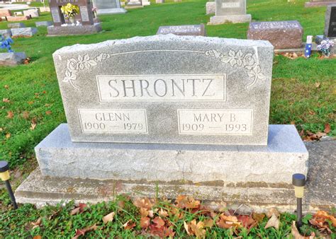 Glenn Shrontz 1900 1979 Memorial Find A Grave