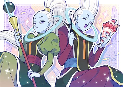 Beerus Whis Vados And Champa Dragon Ball And 1 More Drawn By