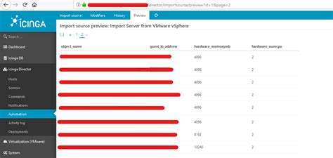 Vspehredb Module As Sync Rule Source Icinga Web Modules Icinga