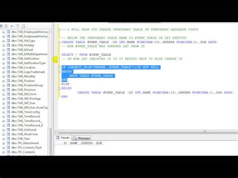 Sql Temp Table Already Exists Cabinets Matttroy