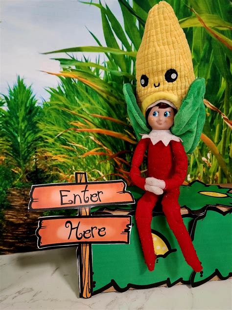 Its Corn Elf Printable Poster Freebie Elf Day 13