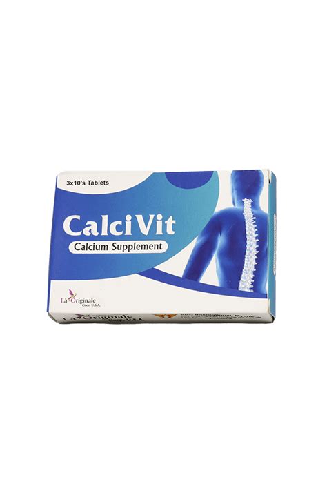 Calcivit Calcium Supplement Tab 30s Lifeplus Health And Beauty