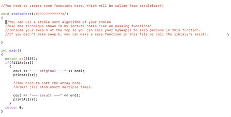 Solved The Program Fills An Array From An Input File Your