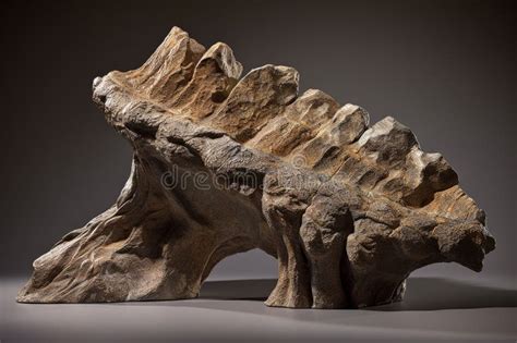 Dinosaur Bone Fossil Protruding From A Rock Formation Stock Photo Image Of Natural Generative