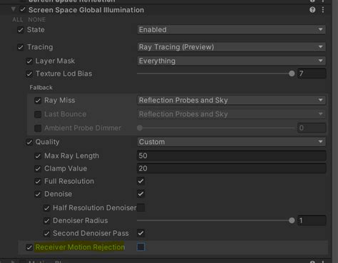 Hdrp Raytraced Gi Denoising Issue With Skinned Motion Vectors Unity