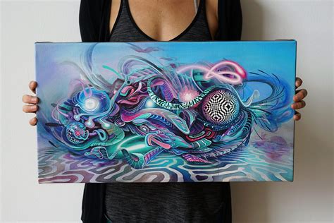 Oracle Mini Stretched Canvas Print By Threyda X Apex Collective