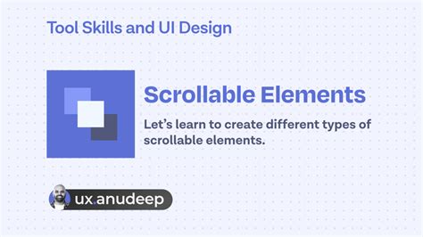 Scrollable Elements Figma