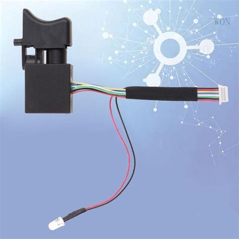 Won For Dc 7 2v 24v 16a Lithium Cordless Trigger Switch With Small Light For Power Tools