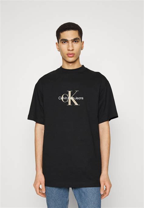 Calvin Klein Jeans Archival Monologo Tee T Shirt Print Black