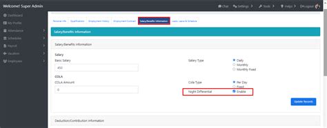 Night Differential Computation Paycheckmaster